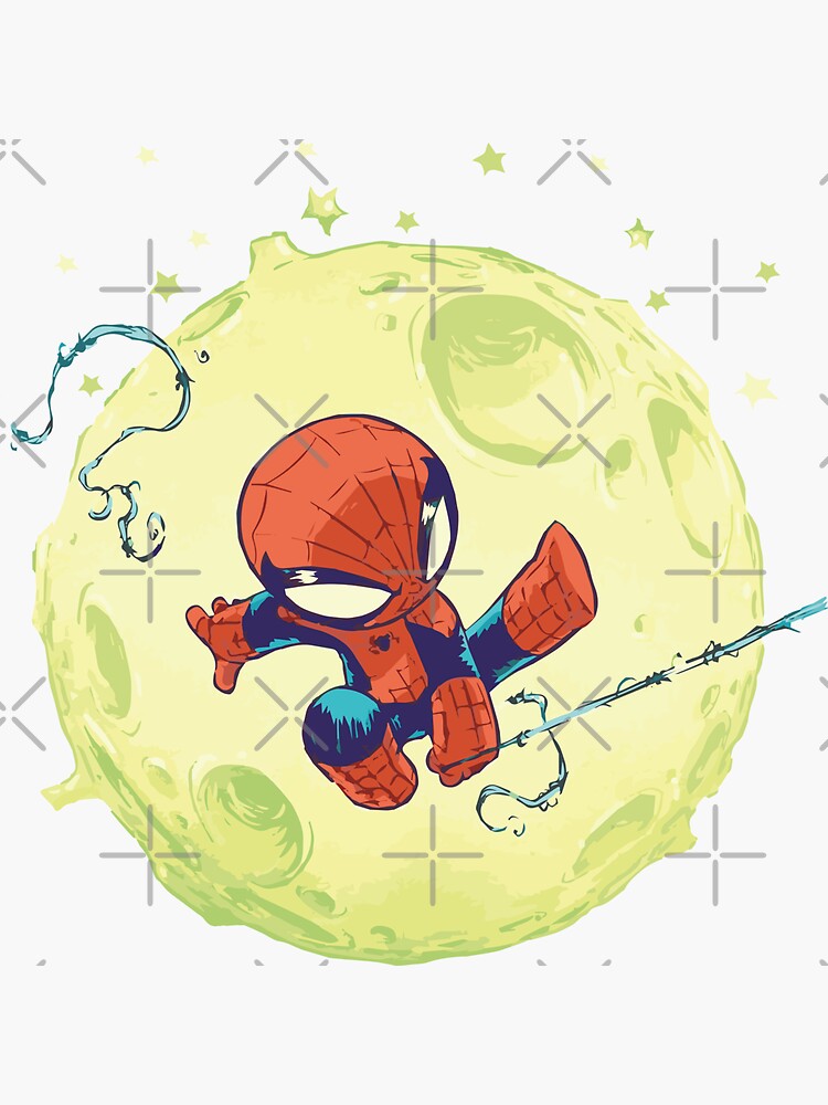 "Cute Little Spidey The Spidermen" Sticker for Sale by animated69 ...