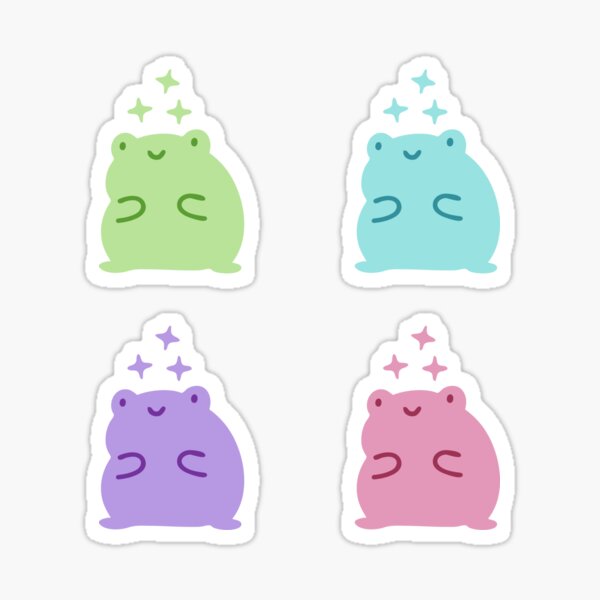 "Cute frog bundle" Sticker for Sale by Joey92cart | Redbubble