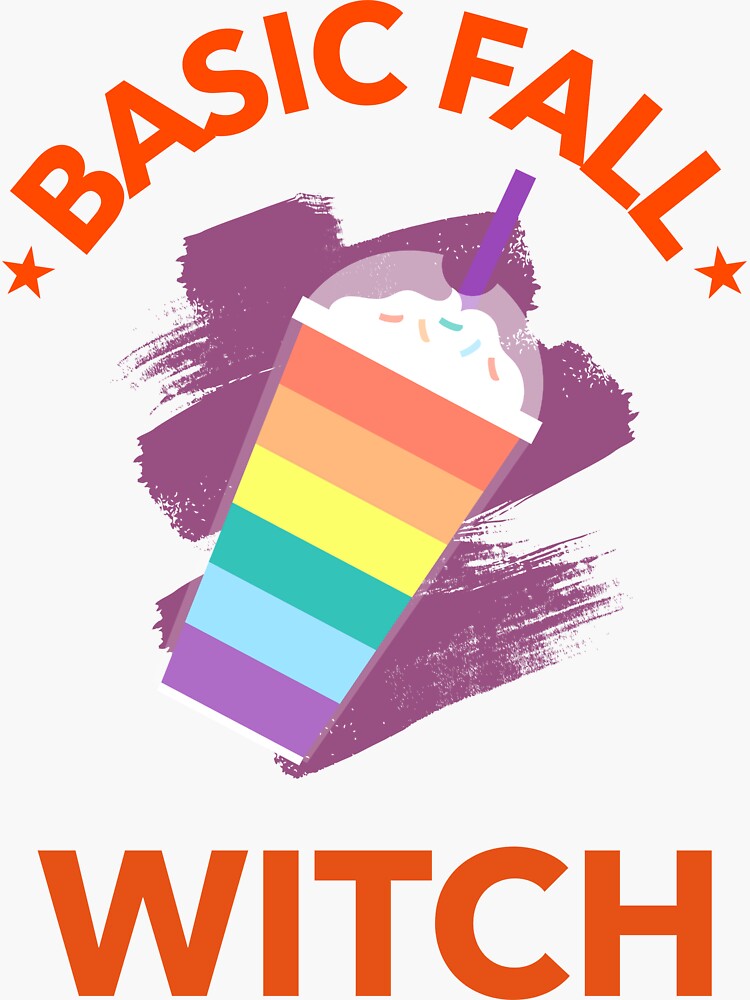 "Basic Witch" Sticker for Sale by PrideAllYear | Redbubble