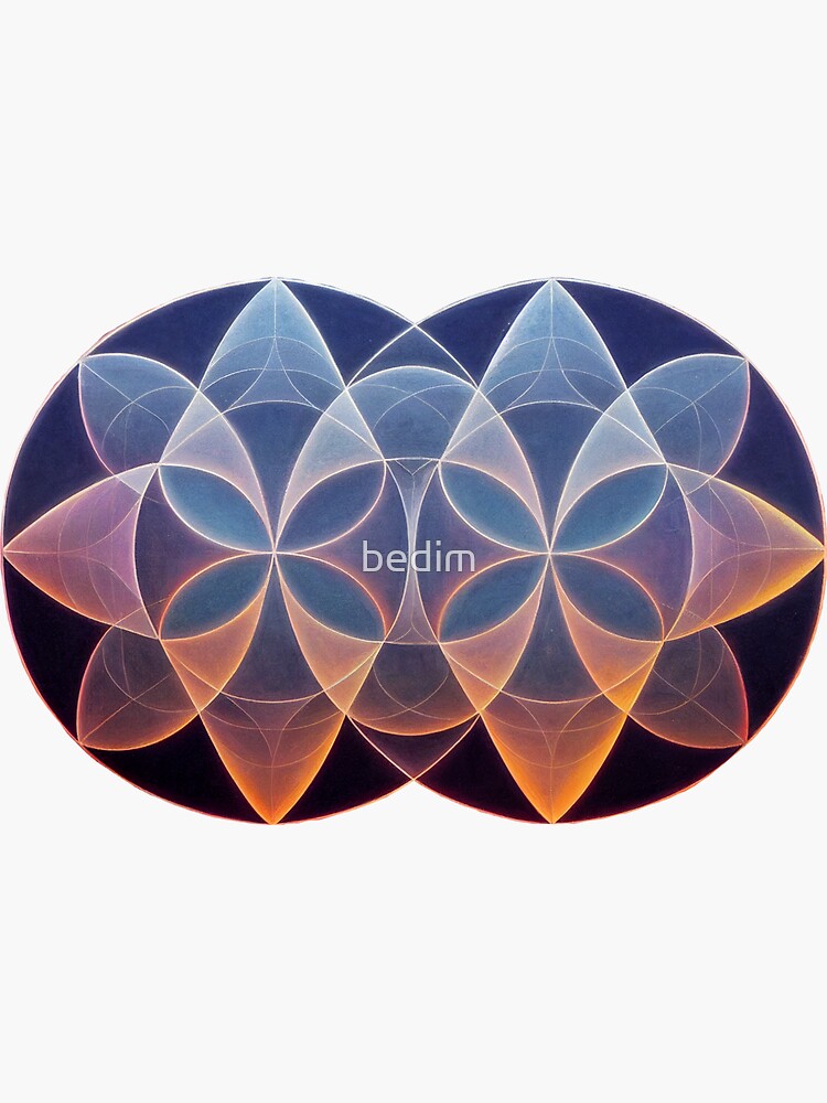 "Sacred Geometry Balanced Spheres" Sticker for Sale by bedim | Redbubble