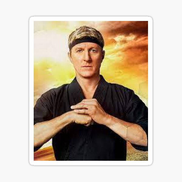 "Sensei Johnny Lawrence Cobra Kai " Sticker for Sale by epically-weird ...