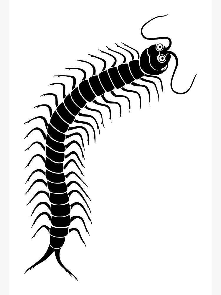 "Takeda Centipede" Art Print by AlphaEchoing | Redbubble