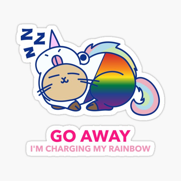 "Rainbow Recharge" Sticker for Sale by PrideAllYear | Redbubble