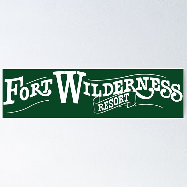 "Fort Wilderness Resort Logo" Poster for Sale by Lunamis | Redbubble