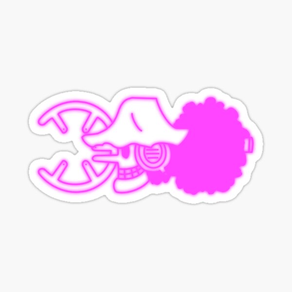 "Copy of Neon Usopp's Flag, Jolly Roger " Sticker for Sale by Sorano ...