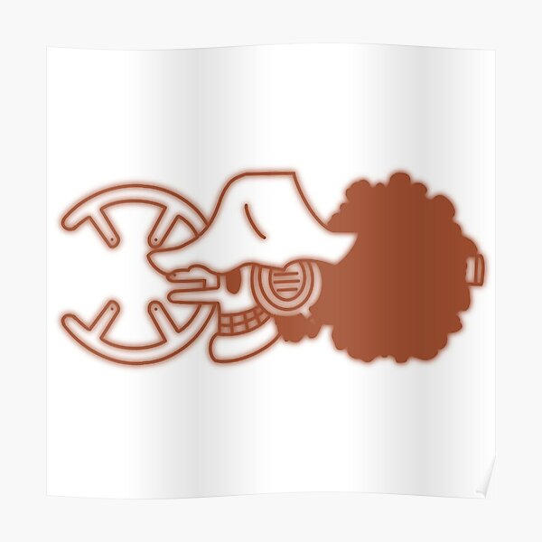 "Copy of Neon Usopp's Flag, Jolly Roger " Poster for Sale by Sorano-Art ...