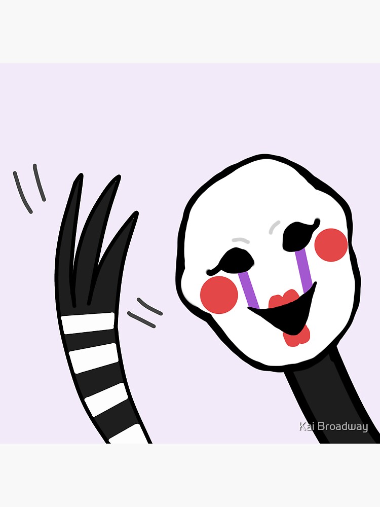 "FNAF Puppet" Sticker for Sale by Fritz-Smith | Redbubble