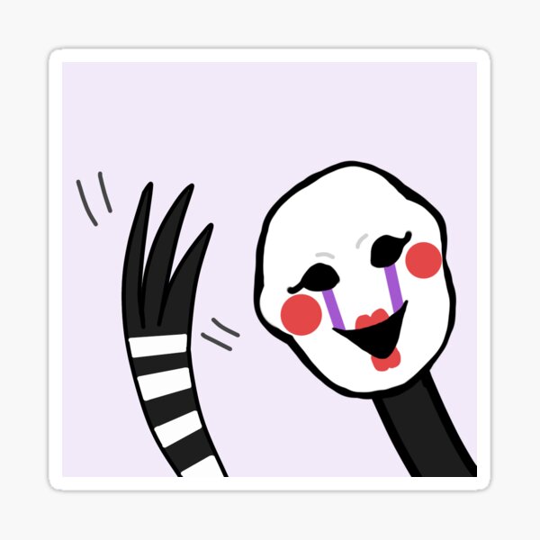 "FNAF Puppet" Sticker for Sale by Fritz-Smith | Redbubble