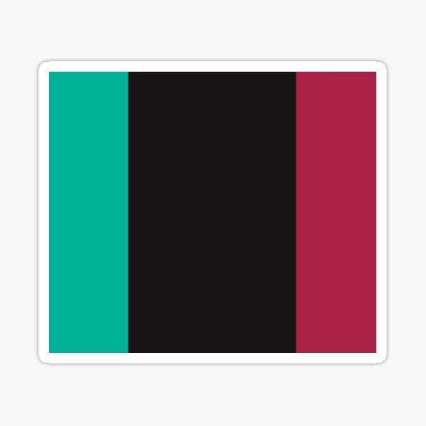 "blue-black-red color palette" Sticker for Sale by Froggoaddicted ...