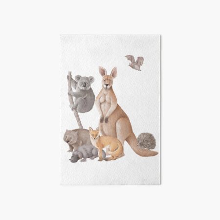 "Australian Bush Animals " Art Board Print for Sale by TeeKid | Redbubble