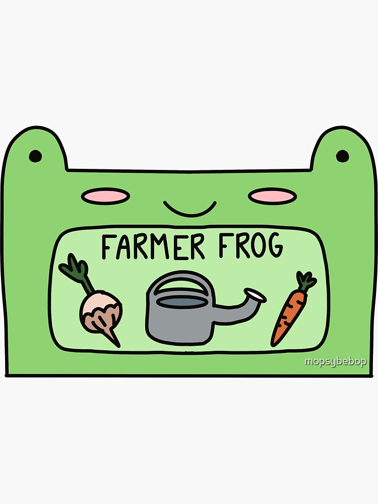 "Farmer Frog, Retro Game Cartridge" Sticker for Sale by mopsybebop ...