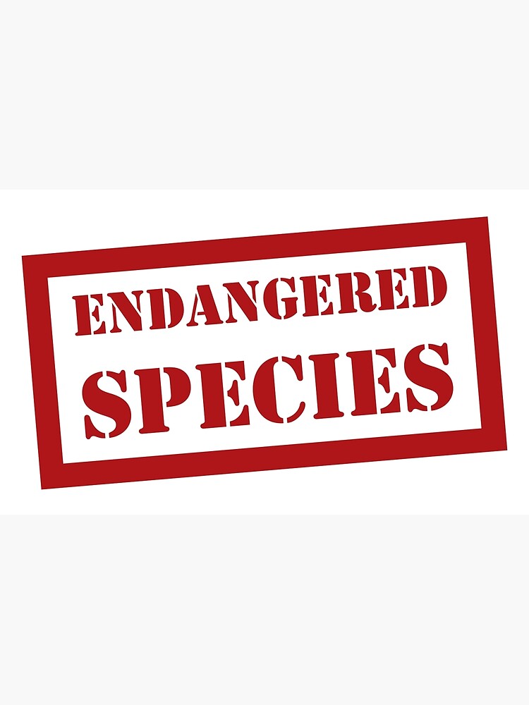 "Endangered Species" Poster by illustrateme | Redbubble
