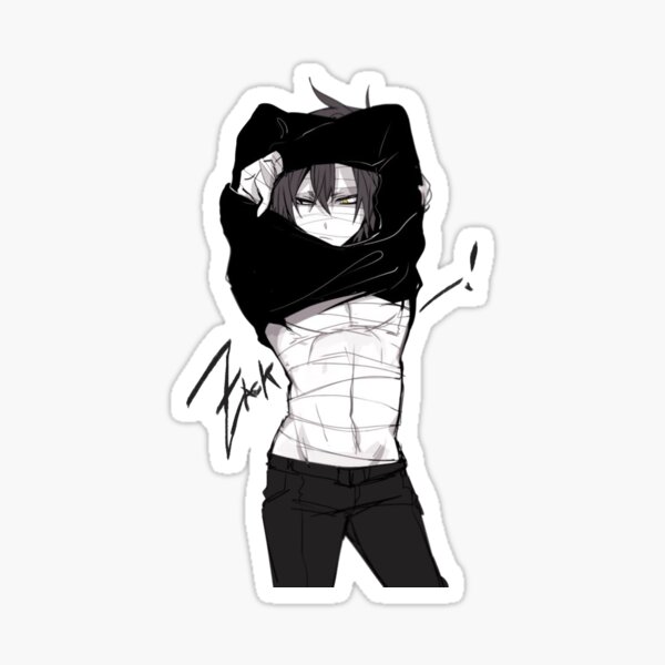 "Isaac Zack Foster - Angels Of Death - Satsuriku no Tenshi" Sticker for ...
