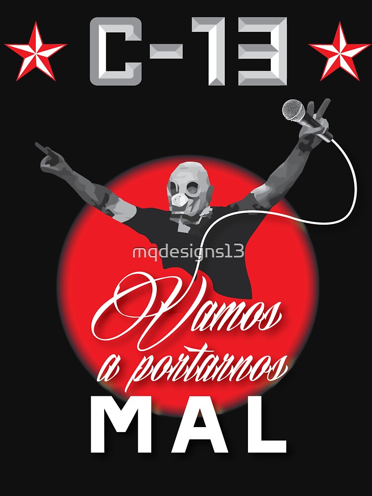"Vamos a Portarnos Mal" T-shirt for Sale by mqdesigns13 | Redbubble ...