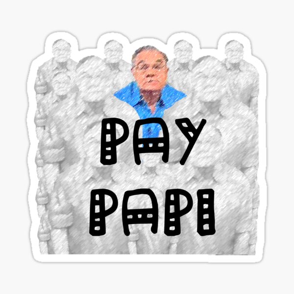 "Pay Papi (Gonzalo) Le Batard" Sticker for Sale by ohwhaleeatcake ...