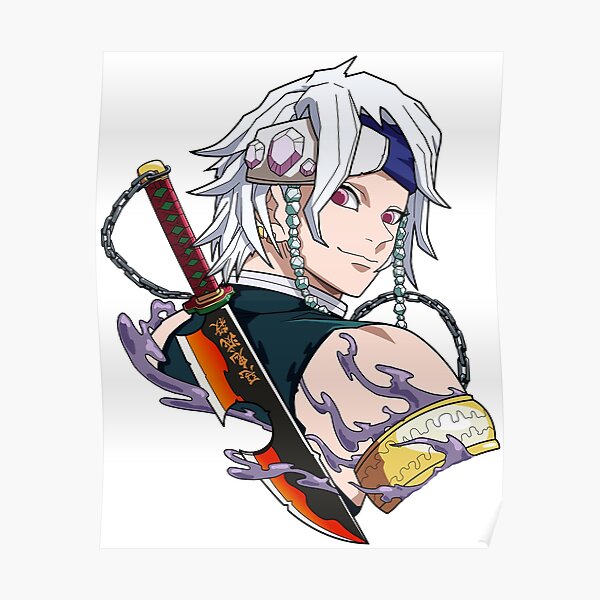 "Sound Hashira Tengen" Poster for Sale by ArtisticKingdom | Redbubble