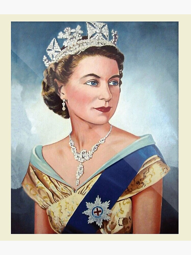 "Elizabeth II x Long Live the Queen" Sticker for Sale by kentdionne ...