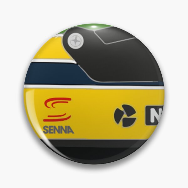 "Ayrton Senna" Pin for Sale by RAINACLAUDE | Redbubble
