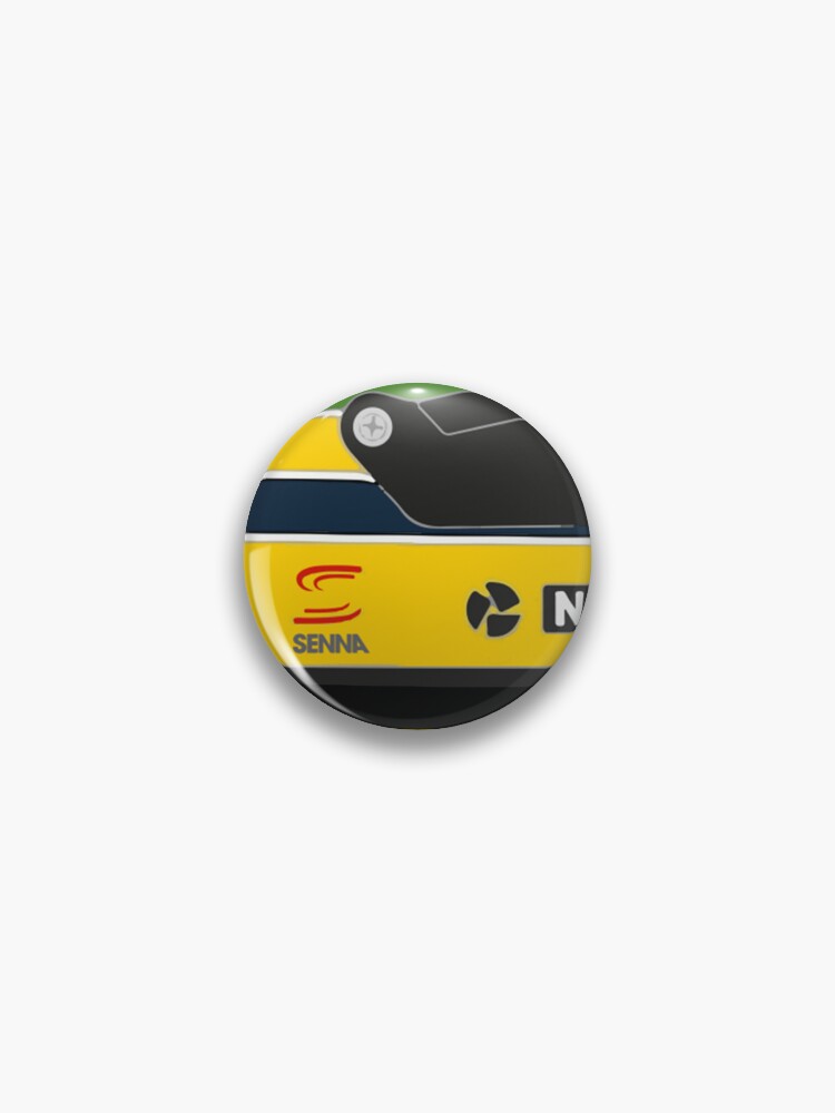 "Ayrton Senna" Pin for Sale by RAINACLAUDE | Redbubble