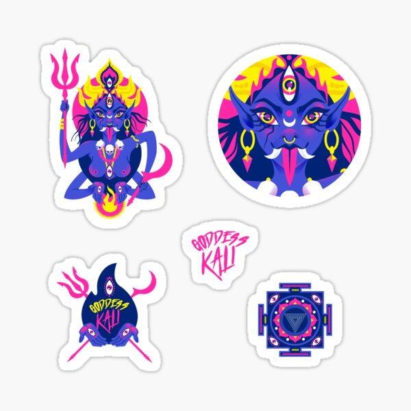 "Goddess Kali Mix" Sticker for Sale by symbolabduction | Redbubble
