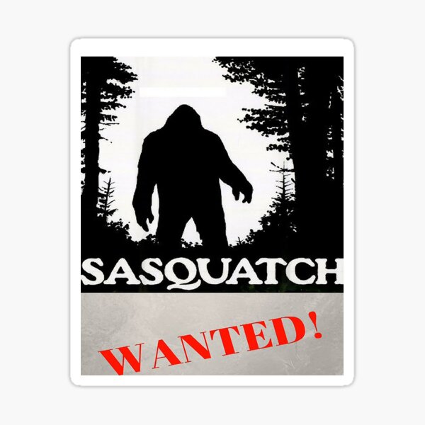 "sneaky sasquatch Graphic" Sticker for Sale by ContTrad | Redbubble