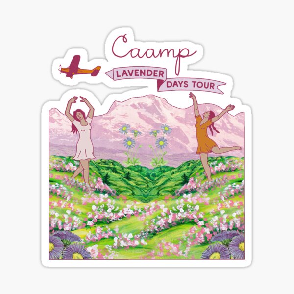 "caamp lavender day taur 2022" Sticker for Sale by polahtole4138 ...