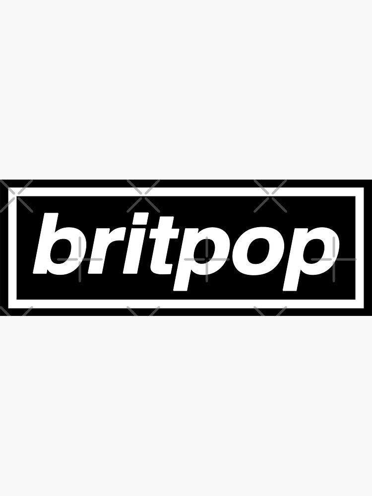 "Britpop - OASIS Band Tribute - MADE IN THE 90s" Sticker by phigment ...