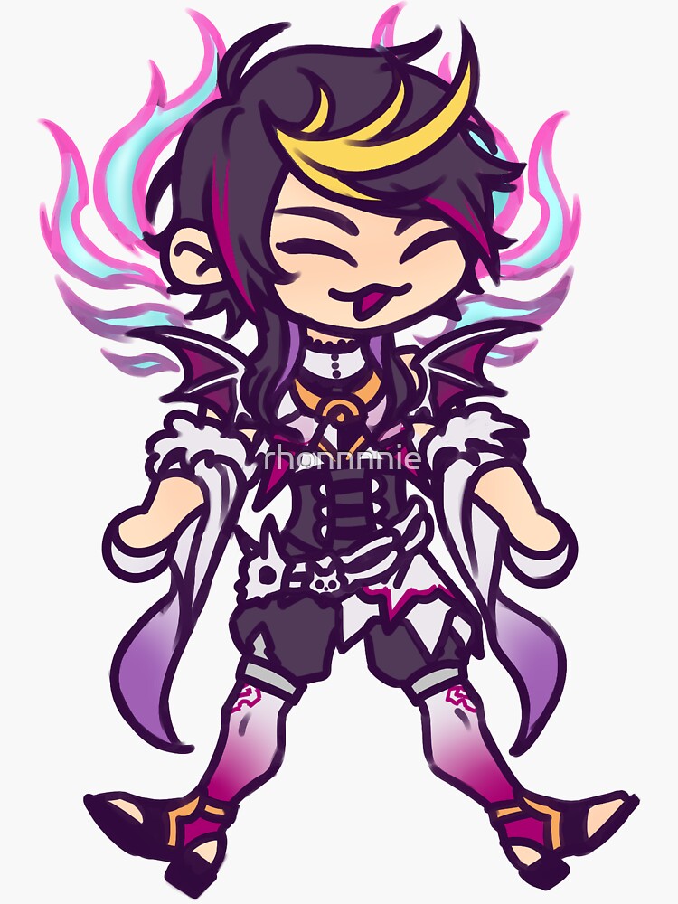 "shu yamino" Sticker for Sale by rhonnnnie | Redbubble