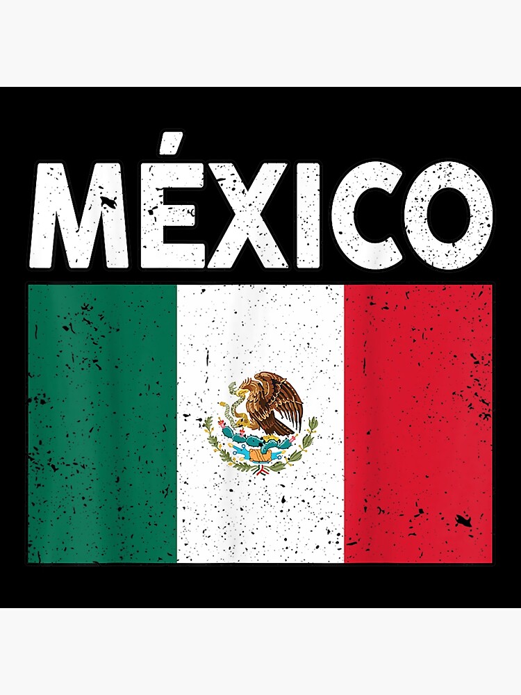 Lámina fotográfica «Mes de la Herencia Hispana Mexicana Bandera de ...