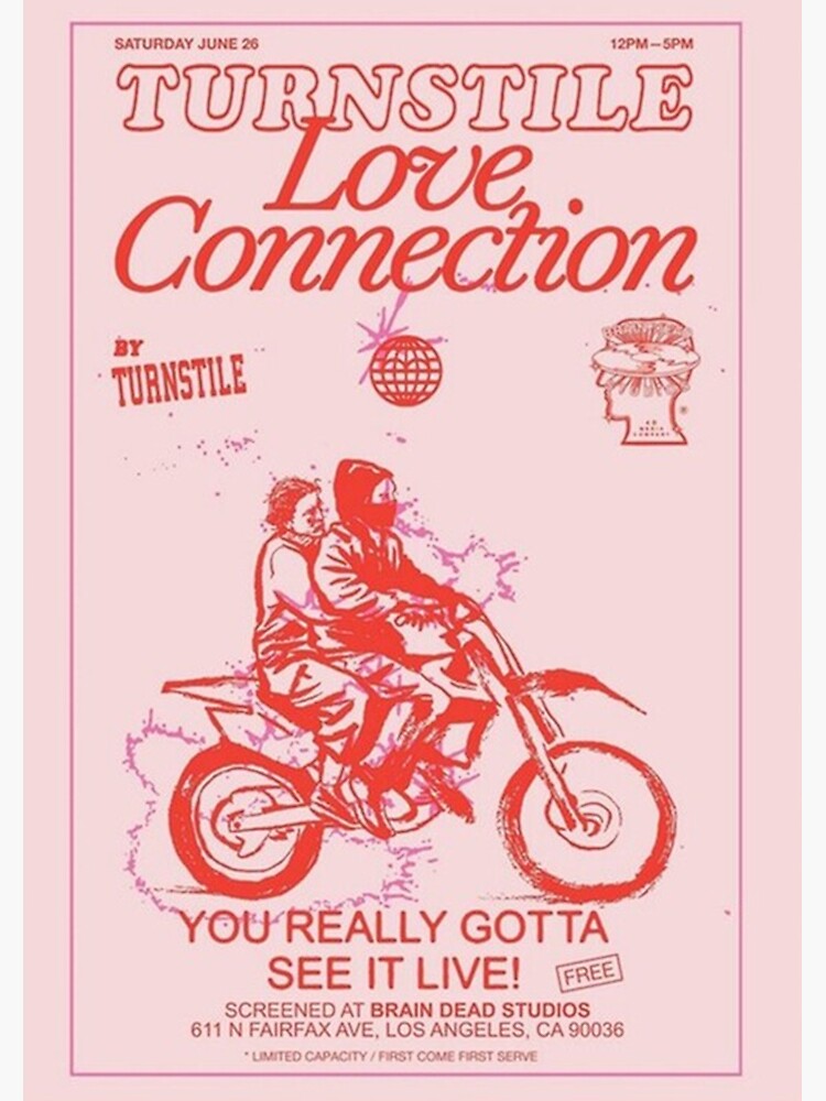 Turnstile Love Connection Premium Matte Vertical Poster