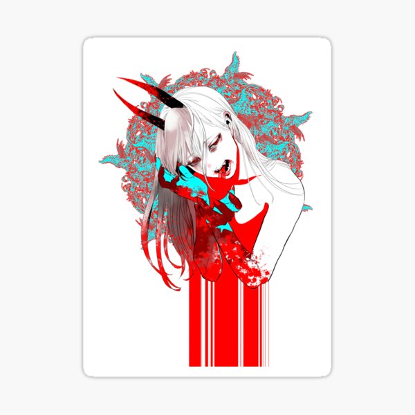 "Makima Chainsaw Man For Wibu" Sticker for Sale by lorypig | Redbubble