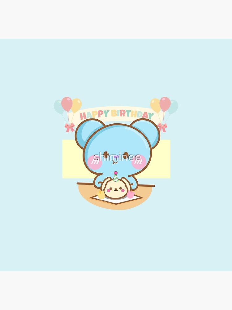"Cute BTS BT21 character Koya - Happy RM Day" Poster for Sale by ...