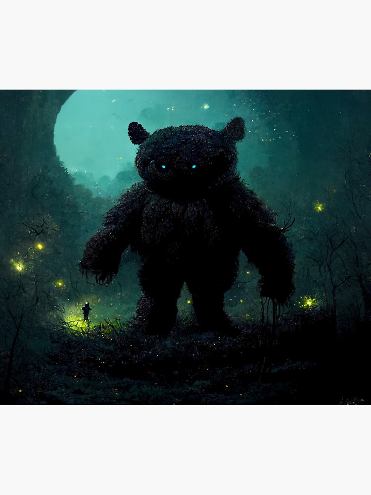 "Zombie Bear and his Firefly Friends" Sticker for Sale by FizzHead ...