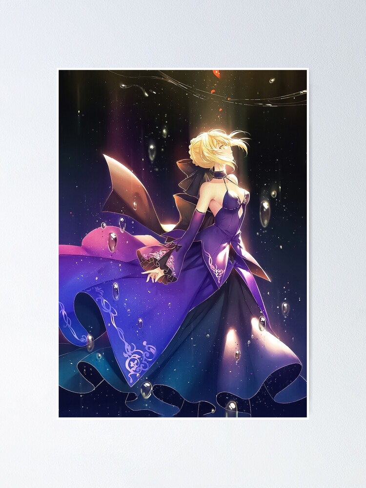 "Saber Alter Fate Stay Night Manga" Poster for Sale by zskasherman ...