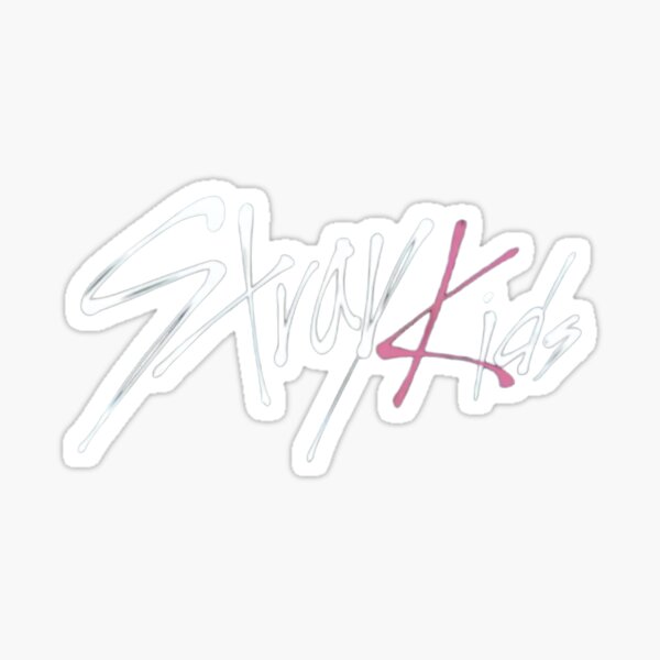 "Stray Kids Logo - Maxident (Pink)" Sticker for Sale by BobaBit | Redbubble