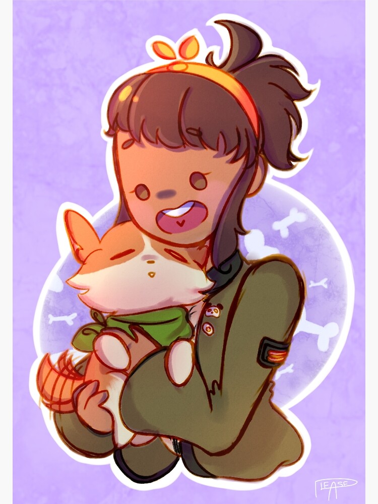 "MANDA PANDA with doggo" Art Print for Sale by XxSeroliousxX | Redbubble