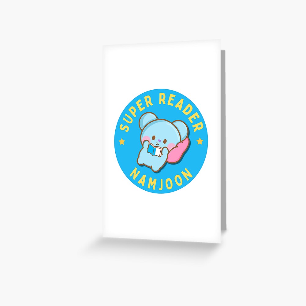 "Cute Kawaii BTS BT21 character Koya - Super Reader Namjoon - Readers ...
