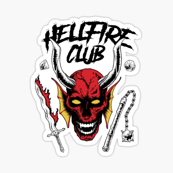"Hellfire 2022 3 Classic " Sticker for Sale by atwoodvjoyce | Redbubble