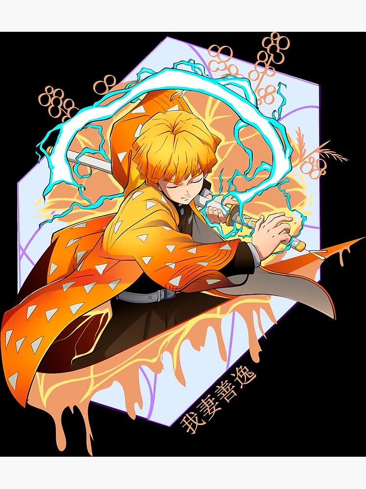 "Zenit-su Thunder Sword Master" Poster for Sale by RobertaDawson ...