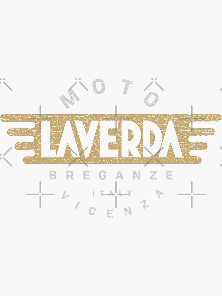 Pegatina «Laverda Vintage Motorcycles Italy 64 Para Vintage Retro Para ...