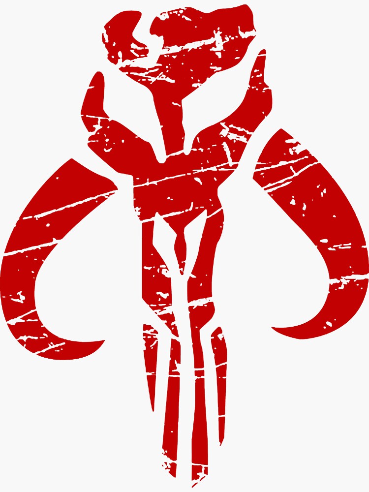 "Mando Logo" Sticker for Sale by JadeLymberopou | Redbubble