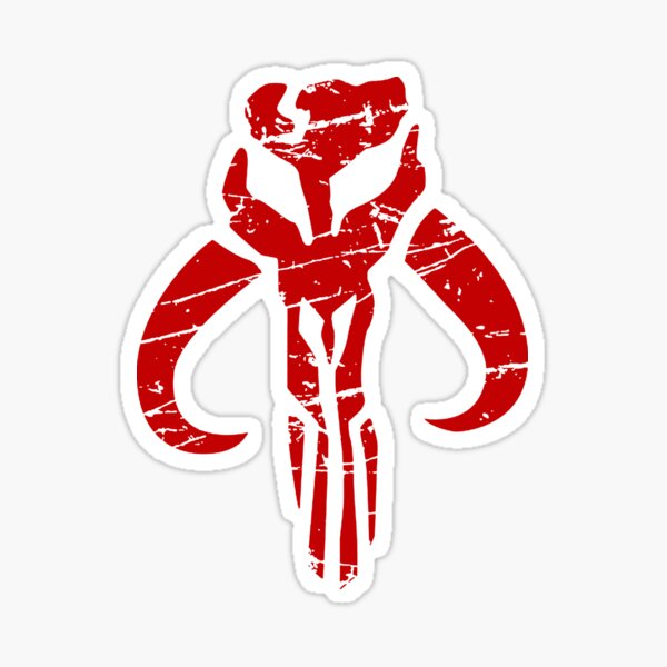 "Mando Logo" Sticker for Sale by JadeLymberopou | Redbubble