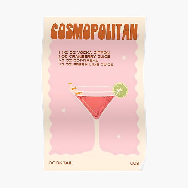 "Cosmopolitan " Poster for Sale by lorenzpiot | Redbubble