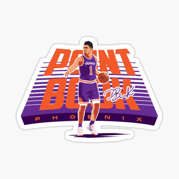 "devin booker" Sticker for Sale by duduzzzingart | Redbubble