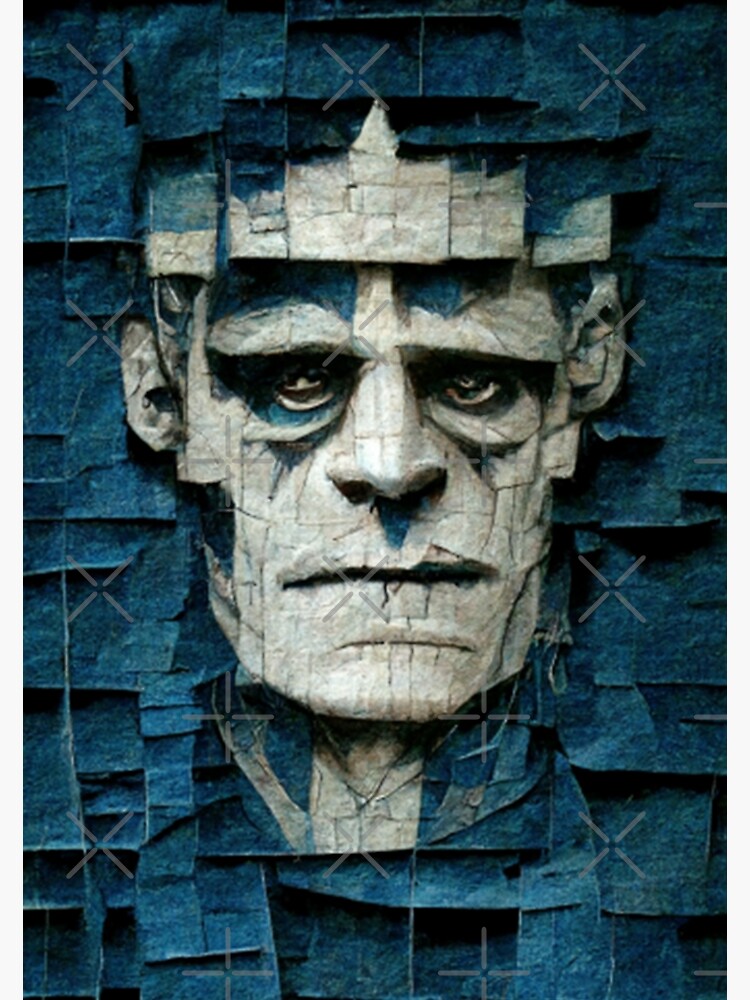 "Frankenstein's Portrait " Poster for Sale by SaltyPork | Redbubble