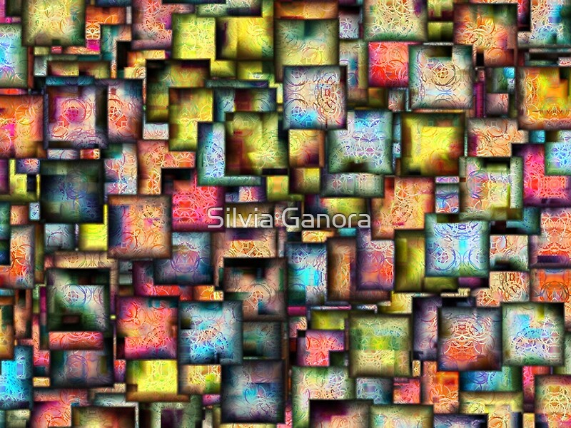 "Psychedelic town" by Silvia Ganora | Redbubble