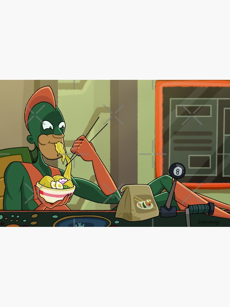 "THE COMMANDER OF CHAOS" Sticker for Sale by joysqueezed-out | Redbubble