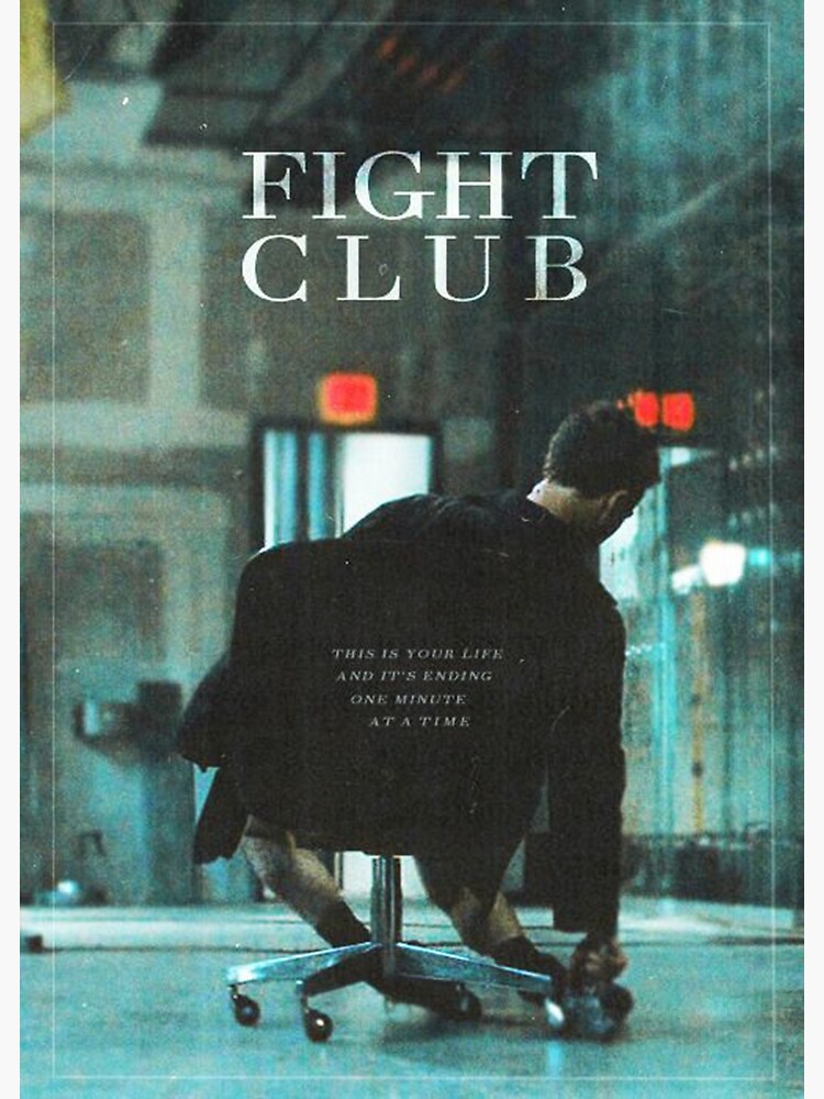 "Fight Club Quote" Poster for Sale by angelagrin | Redbubble