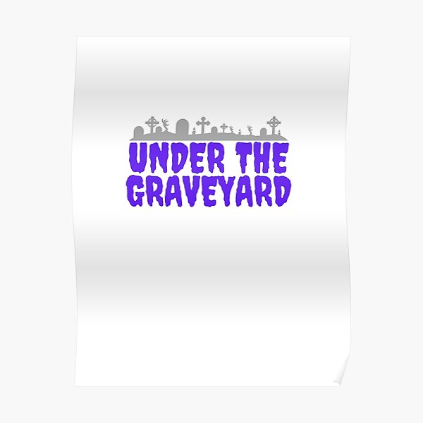 "Halloween Graveyard" Poster for Sale by stalesavage | Redbubble