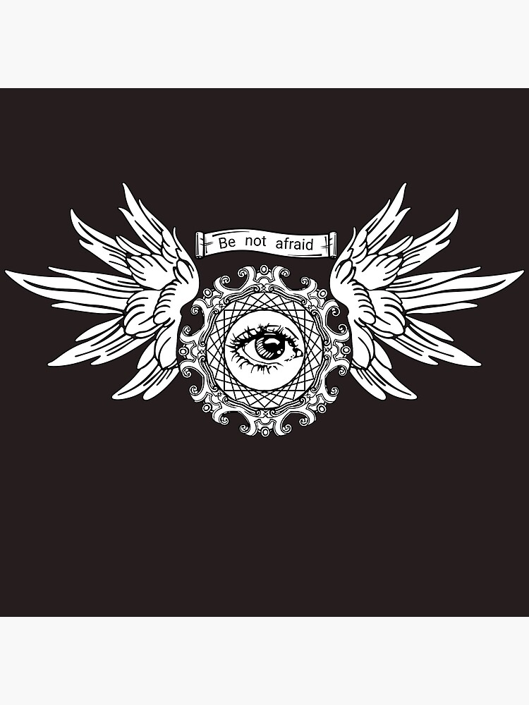 "Biblically Accurate Angel, Be Not Afraid" Poster for Sale by ...